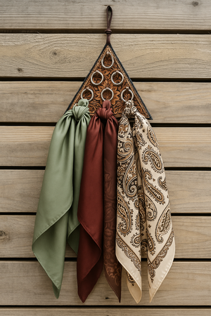 Wild Rag Hanger - Western Scarf Display & Storage - RODEO DRIVE