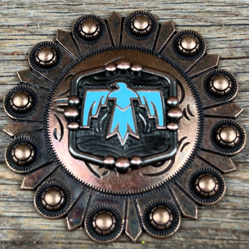 Copper Thunderbird Western Concho W116